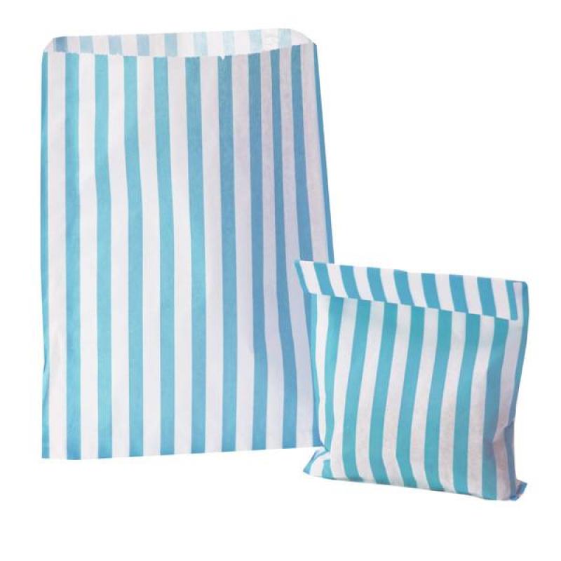 Candy Striped Paper Bags, pack of 10. - Favour Fairy