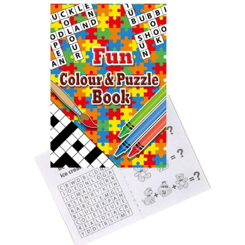 Mini Colouring & Puzzle Book - Generic - Favour Fairy